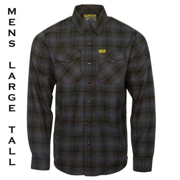 DIXXON | Shirts | Dixxon The Raven Flannel Shirt Mens Large Tall | Poshmark